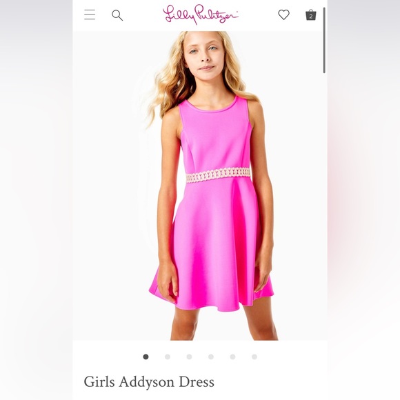 Lilly Pulitzer | Dresses | Lilly Pulitzer Girls Addyson Dress In Raz ...